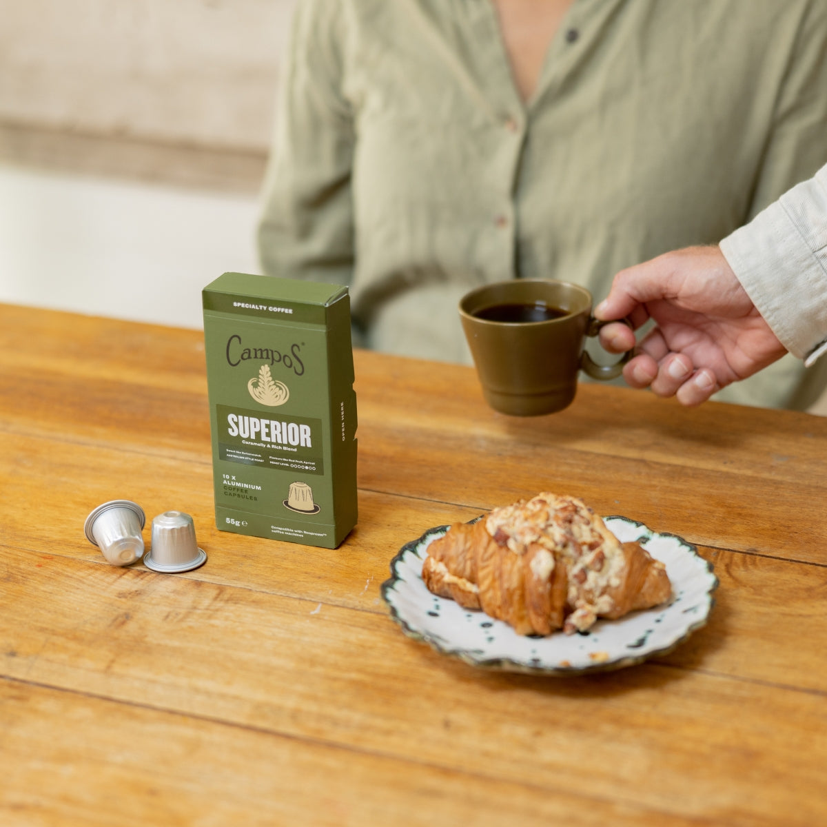 Superior Blend Coffee Capsules - Campos Coffee | MORNING – Morning